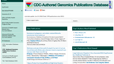 Tracking Progress in Public Health Genomics at CDC: A New CDC-Authored ...