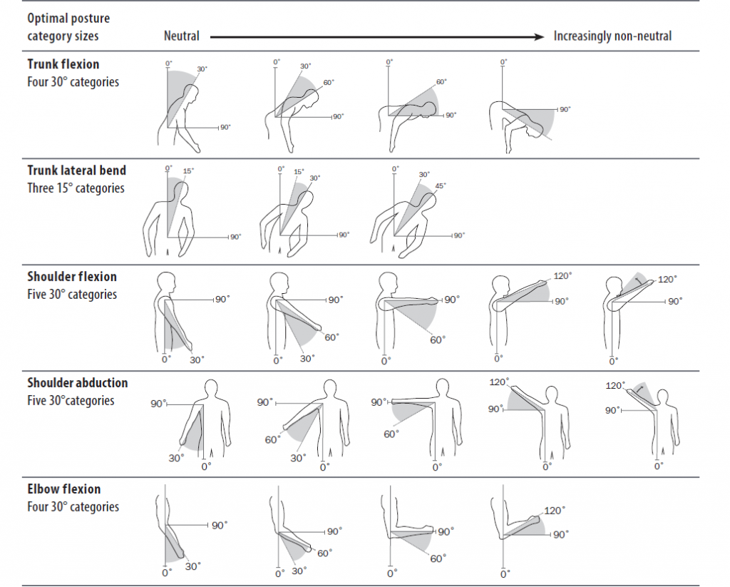 Accurate and Efficient Assessments of Working Posture | Blogs | CDC